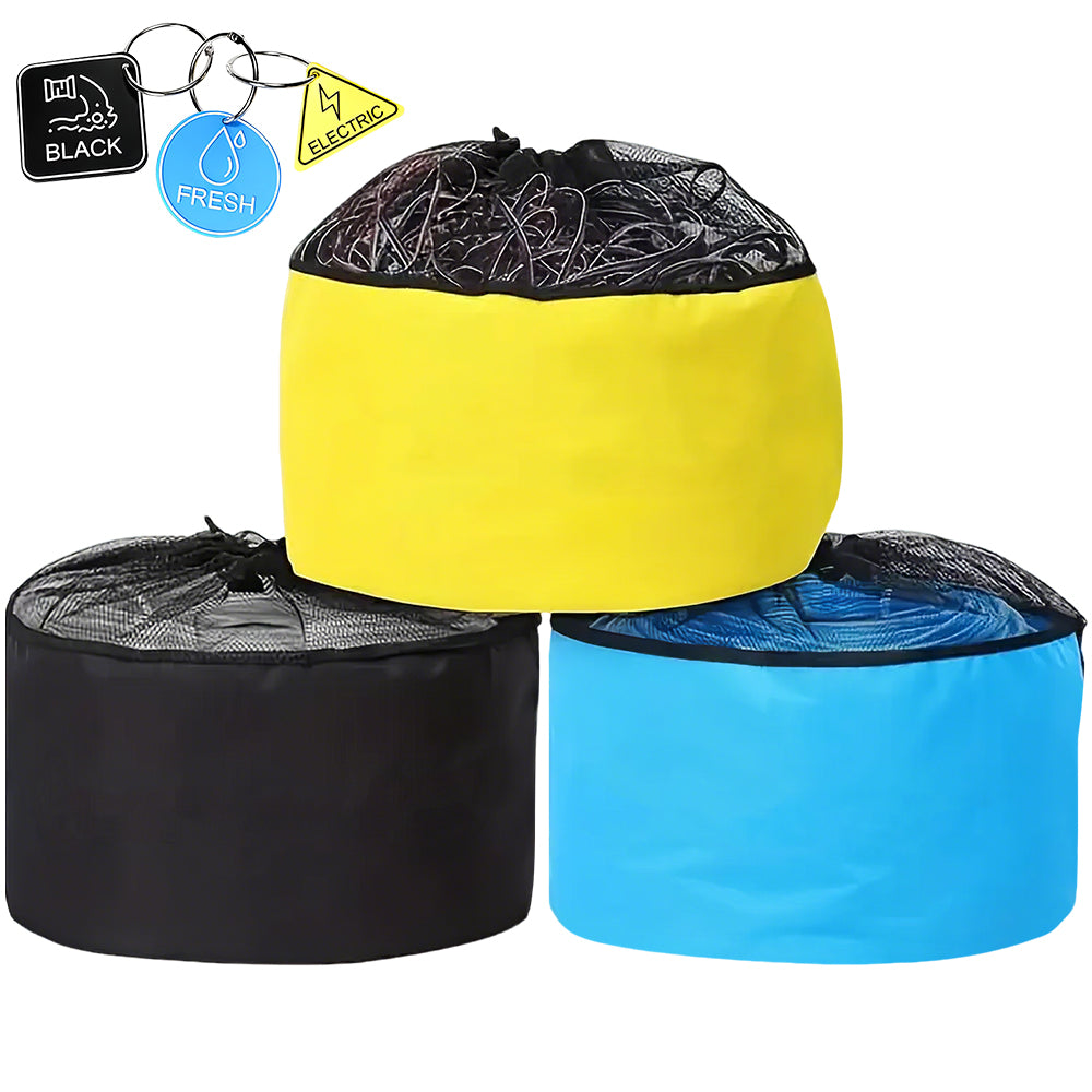 RV Hose Storage Bag Set of 3, Waterproof and Breathable, 18x20 Inch ...