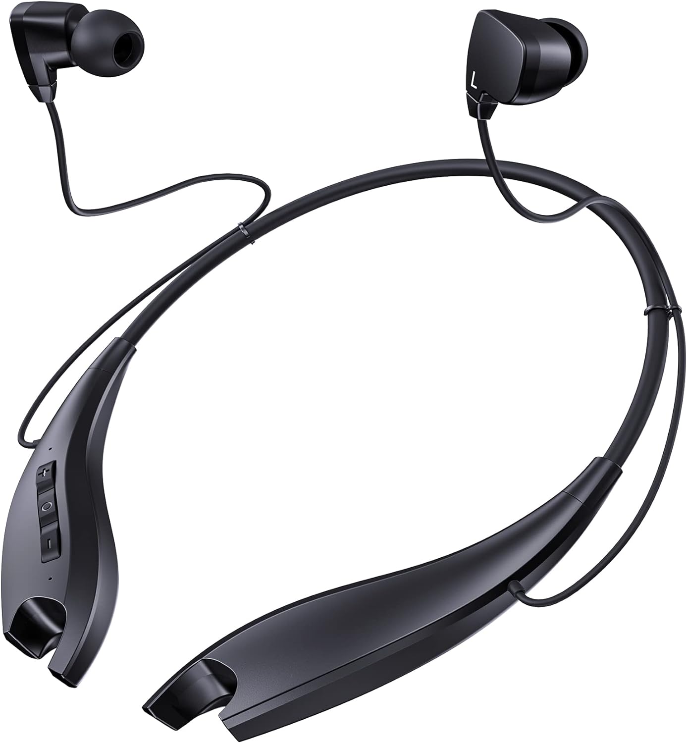 Neckband Bluetooth Headphones, Around The Neck Headphones 24H+ Playtim ...