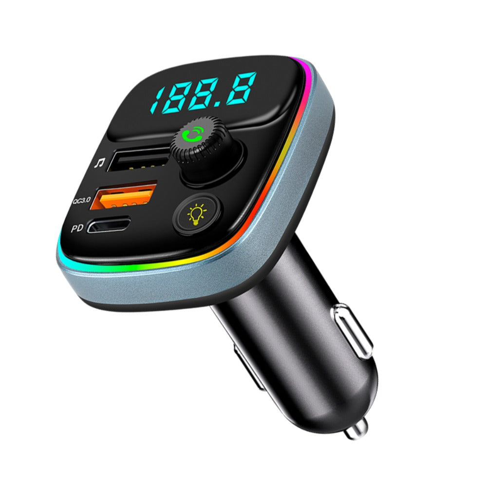 Car MP3 Player Dual USB Fast Charger FM Radio Compatible 5.0 FM ...