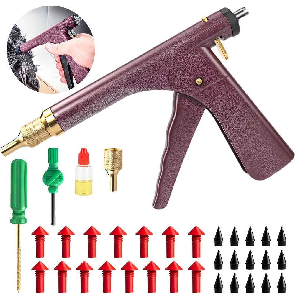 Mpow Mushroom-shaped quick tire repair tool kit, tubeless tire repair ...