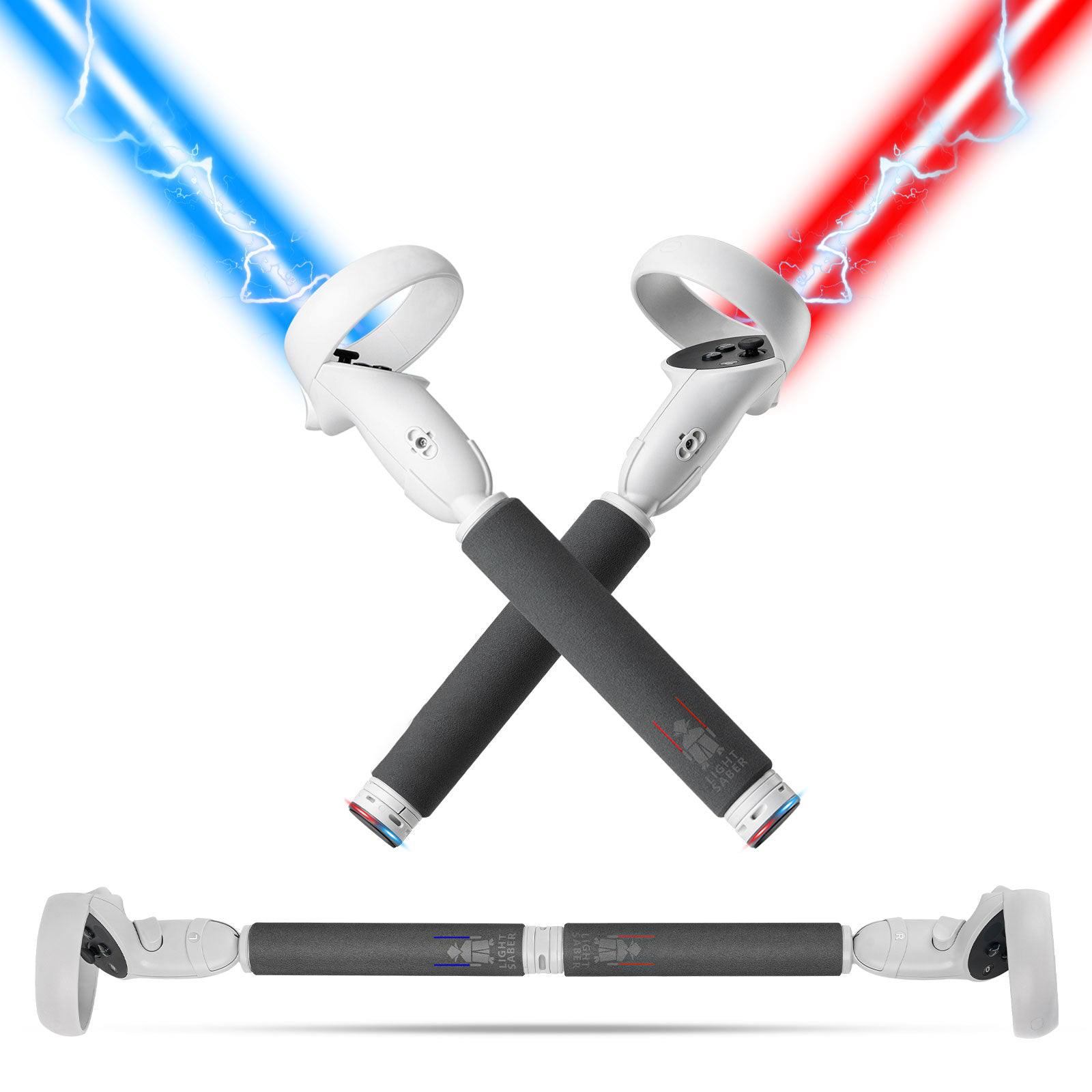 Controllers Extension Grips for Meta/Oculus Quest 2 Accessories, Long ...