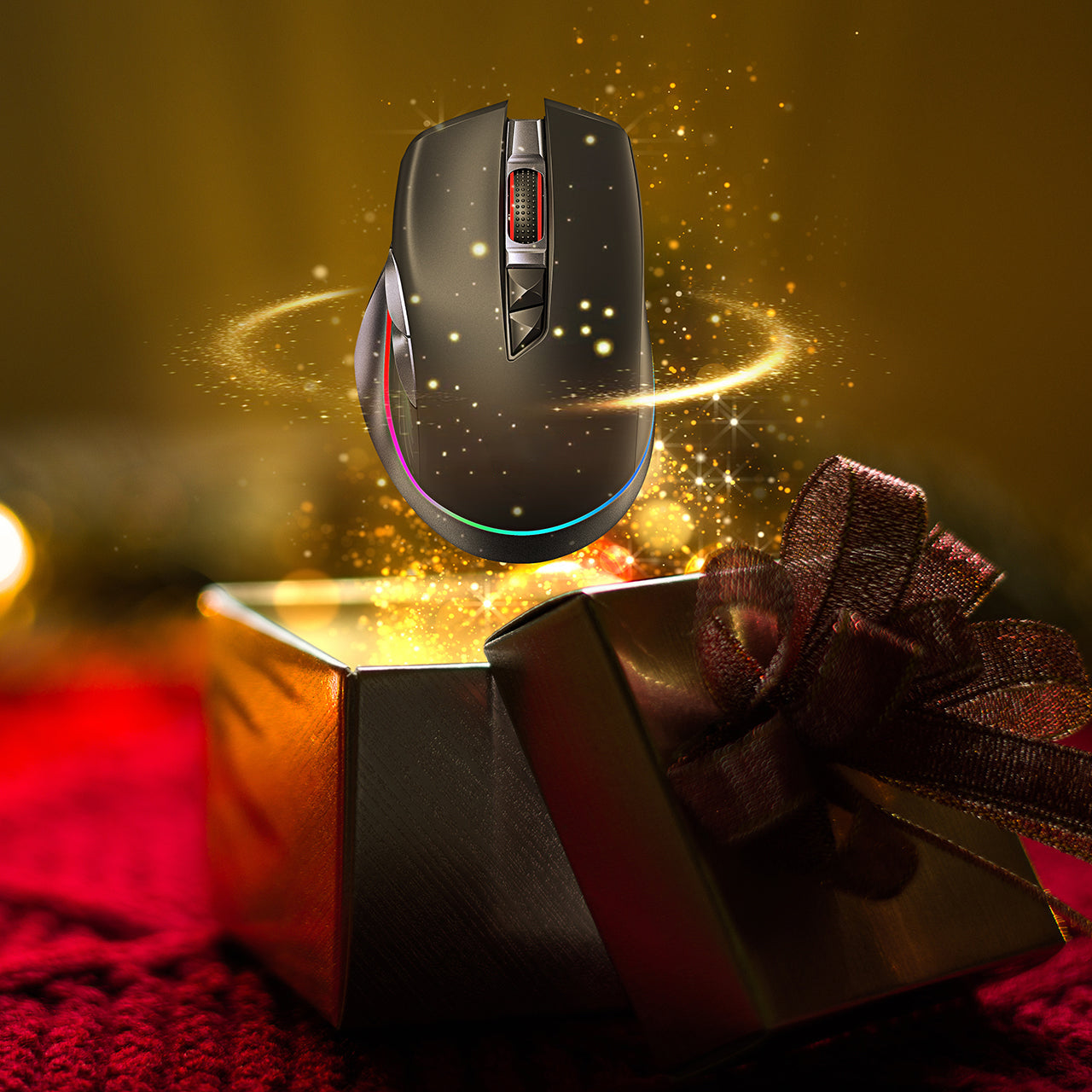 PC255A Rechargeable RGB Gaming Mouse Wireless Wired,10000 DPI – MPOW